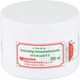 Wollwachsalkoholsalbe wasserh.m.Erdn.&Ouml;l 5% 200 g