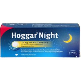 STADA Hoggar Night 25 mg Schmelztabletten 10 St