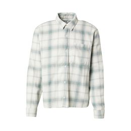 Hollister Hemd Herren Gr&ouml;&szlig;e XS hellgrau / pastellgr&uuml;n / offwhite
