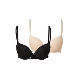 Trendyol BH Damen Gr&ouml;&szlig;e 85 beige / schwarz Sommerkleid