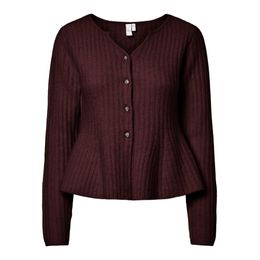 Y.A.S YAS Strickjacke 'YASDolly' Damen Gr&ouml;&szlig;e XXL burgunder