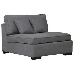 Sofa-Mittelelement Home Affaire "Skara", grau (dunkelgrau), B:90cm H:86cm T:100cm, Polsterelemente, Modul zum eigenen Zusammenstellen, in vielen Bezugsqualitäten