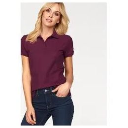 Poloshirt Fruit of the Loom "Lady-Fit Premium Polo", Damen, Gr. XXL (44), rot (burgund), Piqu&eacute;, Obermaterial: 100% Baumwolle, unifarben, Basic, sehr figurbetont, Rippstrickb&uuml;ndchen, Shirts