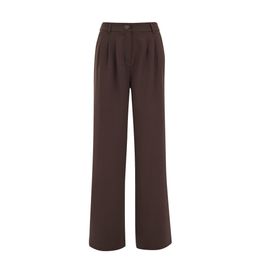 WE Fashion Hose Damen Gr&ouml;&szlig;e 56 dunkelbraun