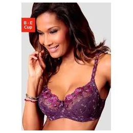 B&uuml;gel-BH Nuance, Damen, Gr. 105, Cup B, lila (aubergine), Spitze, Obermaterial: 80% Polyamid, 10% Elasthan, 10% Viskose, BHs B&uuml;gel-BH, mit sch&ouml;ner Stickerei Spitze, Dessous