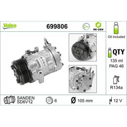 Valeo Kompressor, Klimaanlage AUSTAUSCHTEIL 12V für VAUXHALL OPEL 9132922 8972127640 24427642 699806