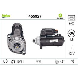 Valeo Starter REMANUFACTURED PREMIUM 12V für SKODA VW SEAT (FAW) AUDI FORD R95VW-11000-CC 1029405 2A911024B 460535