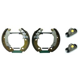 Brembo Bremsbackensatz KIT & FIT hinten rechts links vormontiert f&uuml;r FIAT 77362491 K 23 052