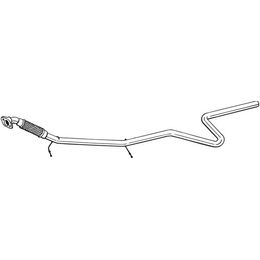 BOSAL Abgasrohr 965-129 f&uuml;r MAZDA FORD 1140450 C20140500 1557454