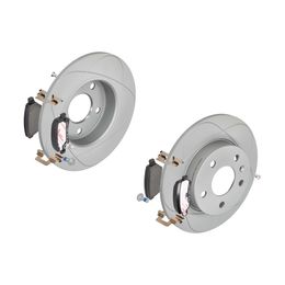 ATE Bremsensatz, Scheibenbremse hinten rechts links voll 264mm für KIA VAUXHALL OPEL CHEVROLET 93169143 93188727 93179164 1420-42682