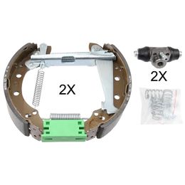 f.becker Bremsensatz, Trommelbremse hinten rechts links vormontiert 15,9mm f&uuml;r VW SEAT 10810267