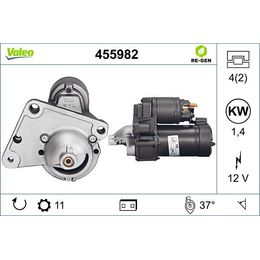 Valeo Starter REMANUFACTURED PREMIUM 12V für MITSUBISHI PEUGEOT GENERAL MOTORS FIAT CITROËN TOYOTA VAUXHALL OPEL DS M000T22472 5802AZ 28100-YV01184 46