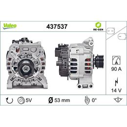 Valeo Generator REMANUFACTURED PREMIUM 14V 90A f&uuml;r MERCEDES-BENZ 2661540802 A2661540802 A26615408020080 437537