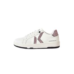 Koroshi Sneaker Damen Gr&ouml;&szlig;e 41 brokat / dunkelpink / wei&szlig;