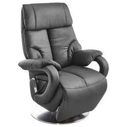 Sit & More TV-Sessel SIT & MORE "Invito", grau (anthrazit), B:80cm H:111cm T:80cm, NaturLEDER (echtes Rindsleder);Luxus-Microfaser (100% Polyester);Luxus-Kunstleder, Sessel, Fernsehsessel, in Größe S, wahlweise mit Motor und Aufstehhilfe