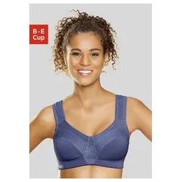 H.I.S. Sport-BH H.I.S, Damen, Gr. 90, Cup C, blau, Microtouch, Obermaterial: 90% Polyester (COOLMAX), 10% Elasthan, BHs Sport-BH, ohne B&uuml;gel aus schnell trocknendem COOLMAX-Material, Topseller