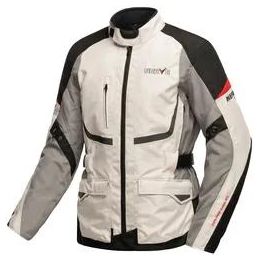 Nerf Motorradjacke NERVE "Outback" Gr. S, schwarz (hellgrau, wei&szlig;, schwarz), Jacken, Herren, S, Obermaterial: 100% Polyester. Miedereinsatz: 100% Polyester, herausnehmbares Thermofutter