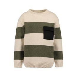 Blue Seven Pullover Jungen Gr&ouml;&szlig;e 122 hellbeige / jade / schwarz