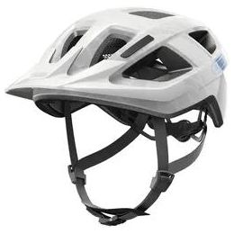Fahrradhelm Abus "ADURO 3.0" Gr. M, wei&szlig; (wei&szlig; art), Helme, M Kopfumfang: 52cm - 58cm