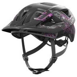 Fahrradhelm Abus "ADURO 3.0" Gr. M, schwarz (maori schwarzberry), Helme, M Kopfumfang: 52cm - 58cm