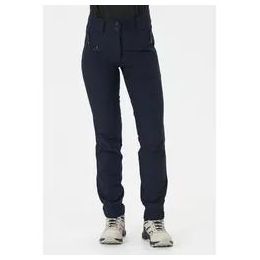 Softshellhose WHISTLER "Gerd", Damen, Gr. 44, EURO-Größen, blau (dunkelblau), 92% Polyester, 8% Elasthan, unifarben, lang, Hosen, aus atmungsaktivem und robustem Stretch