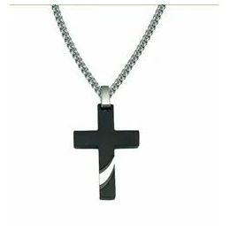 Adelia´s Kettenanhänger ADELIA ́S "Edelstahl Kreuz Anhänger", silber, Schmuckanhänger, Herren, Edelstahl, Edelstahlschmuck für Herren