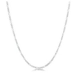 Silberkette Kuzzoi "Herrn Figaro Oxidiert Massiv Mann 925 Silber" Gr. 60, silber, Halsketten, Herren, 60, ohne Stein, Silber 925 (Sterlingsilber), L: 50
