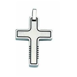 Adelia´s Kettenanhänger ADELIA ́S "Edelstahl Kreuz Anhänger", silber, Schmuckanhänger, Herren, Edelstahl, Edelstahlschmuck für Herren
