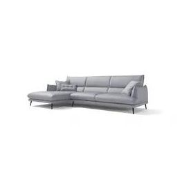 Ecksofa Egoitaliano "FUNNY, hochwertiges und aktuelles Design, bequeme Rückenlehne", grau (steinfarben), B:265cm H:90cm T:225cm, Sofas, hochwertiger Sitzkomfort, L-Form