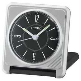 Reisewecker Seiko "QHT015A", silber (silberfarben), Wecker, Wecker, Piepalarm, inkl Batterie