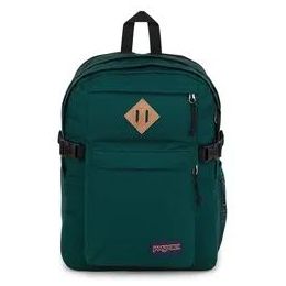 Freizeitrucksack JanSport "Main Campus Deep Juniper", Gr. B/H/T: 32cm x 43cm x 17cm, grün, Polyester, unifarben, Rucksäcke