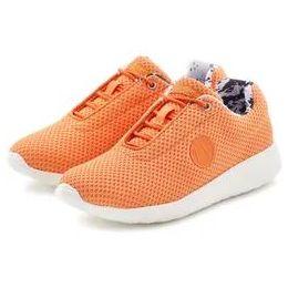 Sneaker Lascana ACTIVE "Halbschuh, Turnschuhe", Damen, Gr. 38, orange, Obermaterial: 100% Textilmaterial. Decksohle: 100% Textilmaterial. Futter: 100% Textilmaterial. Laufsohle: 100% Synthetik, unifarben, Basic, Schuhe Sneaker, mit atmungsaktivem Mesh-Obermaterial, herausnehmbare Innensohle, Topseller