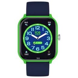 Ice Watch Smartwatch ICE-WATCH "ICE smart junior 2.0", blau (dunkelblau), Smartwatches, Armbanduhr, Jungenuhr, Kinder, Silikonarmband, Spielmodus, Sportprofil