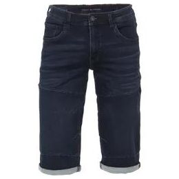 Shorts Casamoda "Casamoda Shorts uni", Herren, Gr. 34, Normalgrößen, blau (dunkelblau), 90% Baumwolle, 9% Polyester, 1% Elasthan, Hosen