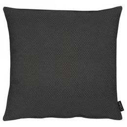 Dekokissen Apelt "Miles", schwarz, B:45cm L:45cm, Obermaterial: 100% Polyester. F&uuml;llung: 100% Polyester, Dekokissen_Sitzkissen_Kissenh&uuml;llen
