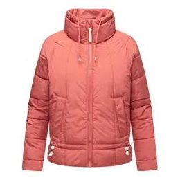 Steppjacke Navahoo "Luftzauber 14", Damen, Gr. L (40), rot, Obermaterial: 100% Polyester (recycelt), Innenfutter: 100% Polyester, Ärmelfutter: 100% Polyester (recycelt), Wattierung: 100% Polyester (recycelt), oversize hüftlang, hoch geschlossener Ausschnitt, Ärmel ohne Ärmelschlitz normaler Saum, Jacken, Gesteppte Damen Übergangsjacke