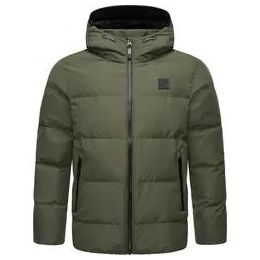 Steppjacke Ragwear "Norg", Herren, Gr. XXL (56), grün (olivgrün), Obermaterial: 100% Polyester, Innenfutter: 100% Polyester, Wattierung: 100% Polyester, Basic, gerade hüftbedeckend, hoch geschlossener Ausschnitt, Ärmel ohne Ärmelschlitz Rippbündchen, Jacken, wasserdichte Herren Winterjacke