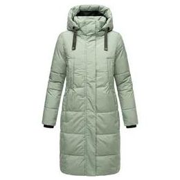 Winterjacke Marikoo "LARYAA XVI", Damen, Gr. M, gr&uuml;n (smokey mint), Obermaterial: 100% Polyester; Innenseite: 100% Polyester; Futter: 100% Polyester, Jacken Winterjacke, mit abnehmbarer Kapuze