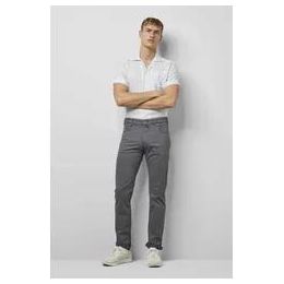 Stoffhose MEYER "M5 Slim", Herren, Gr. 38, Länge 34, grau, 77% Baumwolle;19% Lyocell;4% Elasthan, unifarben, figurumspielend lang, Hosen, Five-Pocket