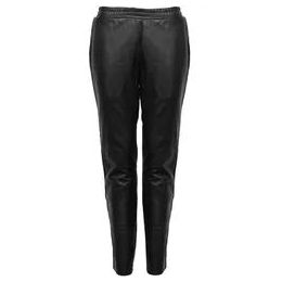 Lederhose Maze "42021145", Damen, Gr. XL, US-Größen, schwarz, Oberstoff 100% Lammleder / Innenfutter: 100% Polyester, Hosen