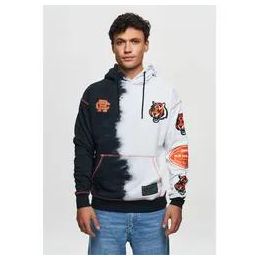 Kapuzensweatshirt Recovered "NFL Bengals Ink Dye Effect On", Herren, Gr. 3XL, schwarz, 100% Baumwolle, bedruckt, normal, ohne Ausschnitt, Sweatshirts, im zeitlosen Design