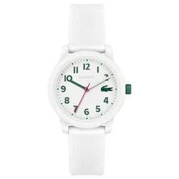 Quarzuhr Lacoste "Lacoste.12.12 KIDS", weiß, Armbanduhren, Kinder, Armbanduhr, Kinderuhr, Geschenk, Geburtstag, Schulanfang