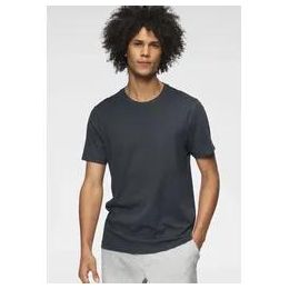 T-Shirt OTTO products "»GOTS zertifiziert – aus Bio-Baumwolle«", Herren, Gr. L (52/54), blau (marine), Single Jersey, Obermaterial: 100% Baumwolle, Basic, normal, Rundhals, Shirts, Kurzarm, Basic, aus Single Jersey, aus 100% Baumwolle