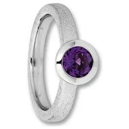 Silberring ONE ELEMENT "Amethyst Ring aus 925 Silber" Gr. 56, silber, Fingerringe, Damen, 56, Silber 925 (Sterlingsilber), Damen Silber Schmuck