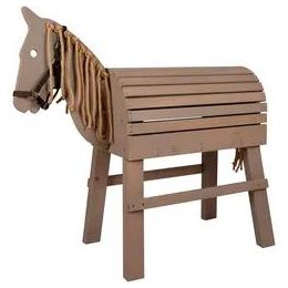 Holzpferd Small Foot "grau", grau, Stehtiere, KinderB:53cm H:111cm L:111cm, B:53cm H:111cm L:111cm