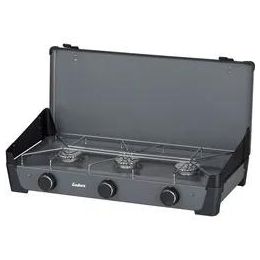 Gaskocher Enders "Bondy 3", grau, B:28cm H:10cm L:61cm, Edelstahl, Stahl, Gaskocher, Campingkocher mit 3 leistungsstarken Brennern