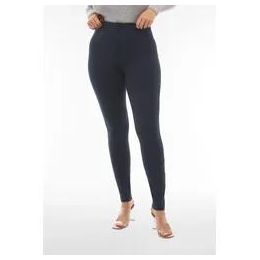 Jeggings Freddy "WRUP2HC001ORG", Damen, Gr. L (40), N-Gr, blau (schwarz sapphire), Stoff, Obermaterial: 81% Baumwolle, 19% Elasthan, lang, Hosen, mit Lifting & Shaping Effekt