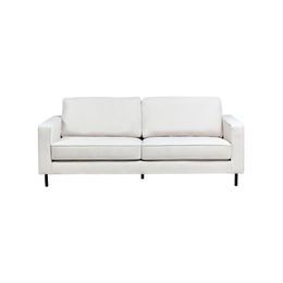 Beliani 3-Sitzer Sofa SAVALEN in Weiß/Schwarz - (W) 204 x (H) 87 x (L) 91 cm | Gr.: onesize