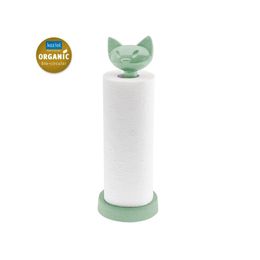 Koziol MIAOU - K&uuml;chenrollenhalter in nature leaf green | Gr.: onesize