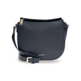 Lazarotti Bologna Leather Umhängetasche Leder 25 cm in navy | Gr.: onesize